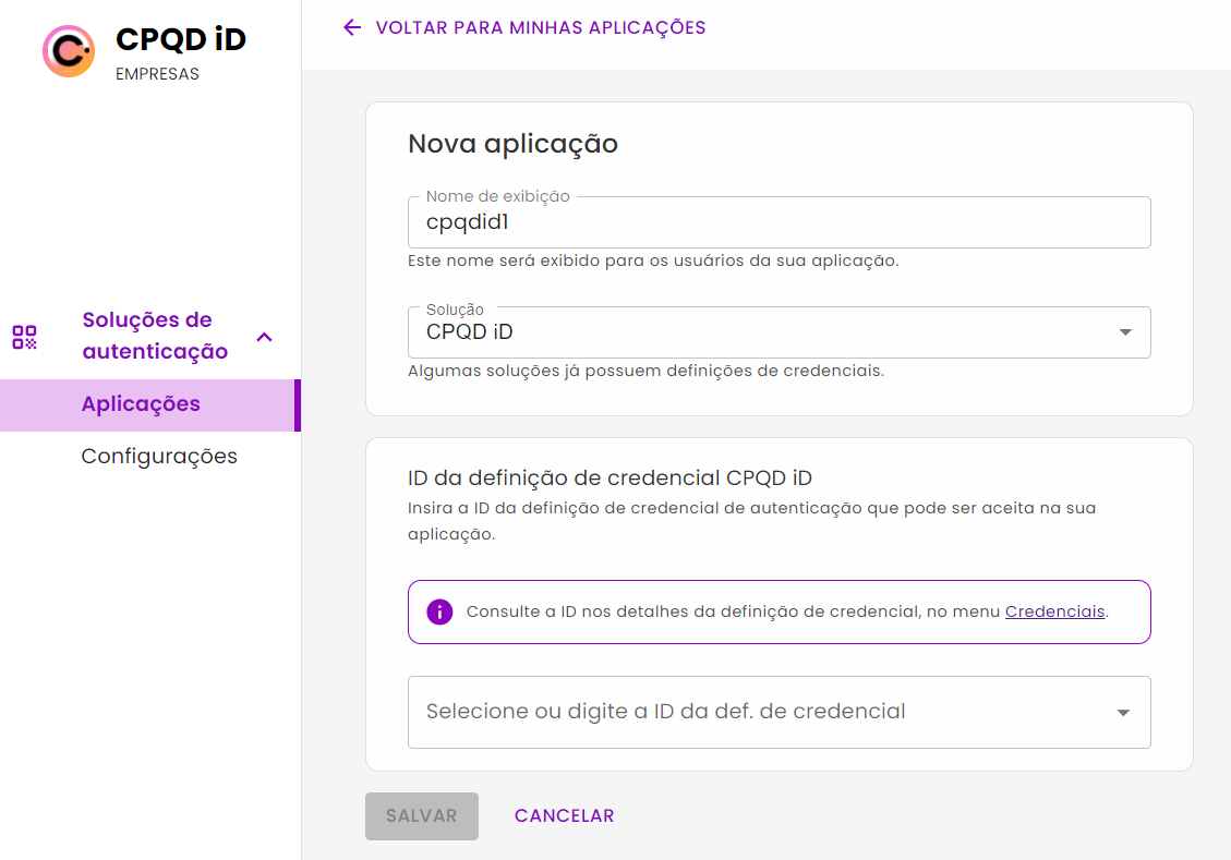 Portal iD Empresas — CPQD iD 1.6.0 documentation