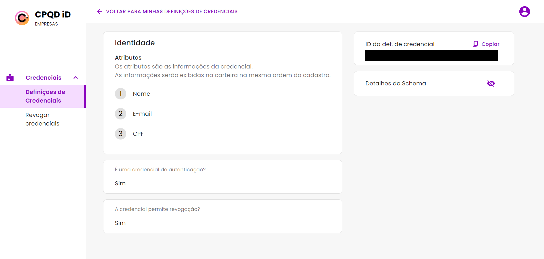 Portal iD Empresas — CPQD iD 1.6.0 documentation