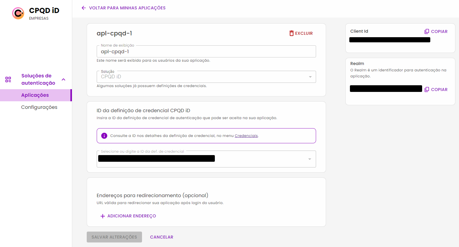Portal iD Empresas — CPQD iD 1.6.0 documentation