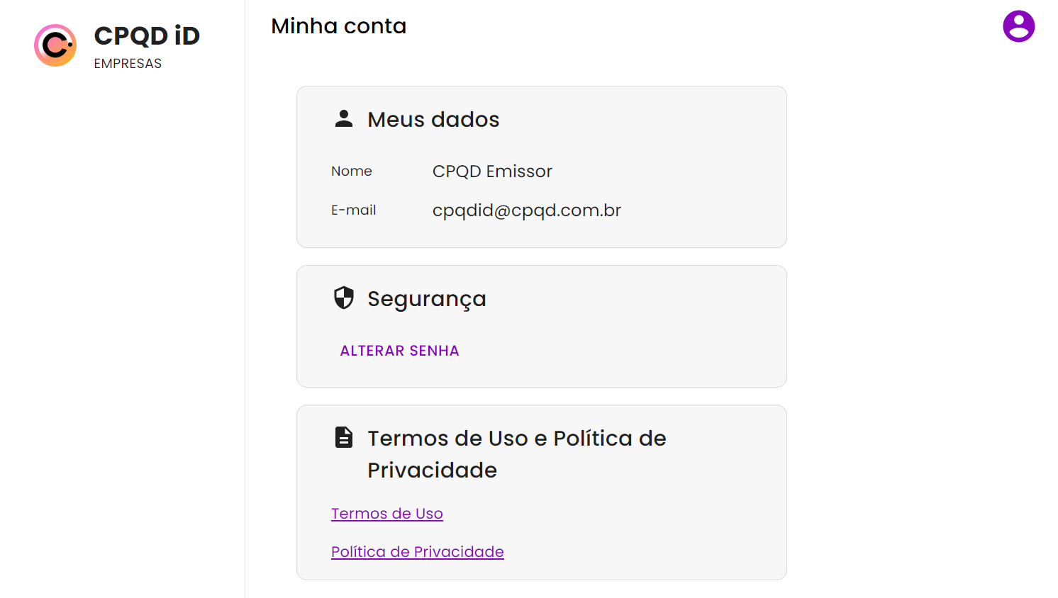 Portal iD Empresas — CPQD iD 1.6.0 documentation